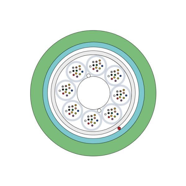 Multi Loose Tube CST Armoured 96 Core Fiber Optic Cable